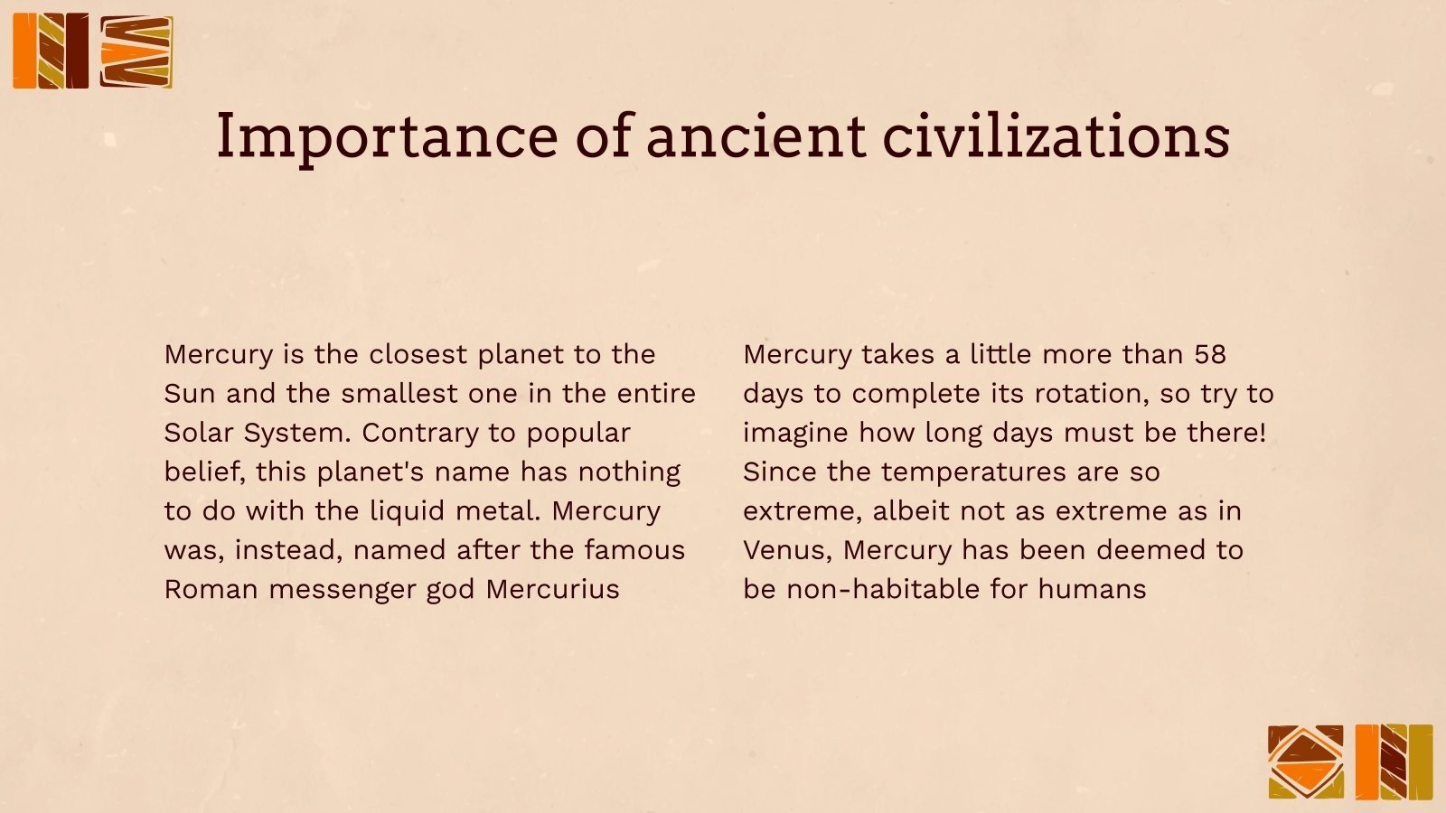 Ancient Civilizations - Social Studies - 7th grade