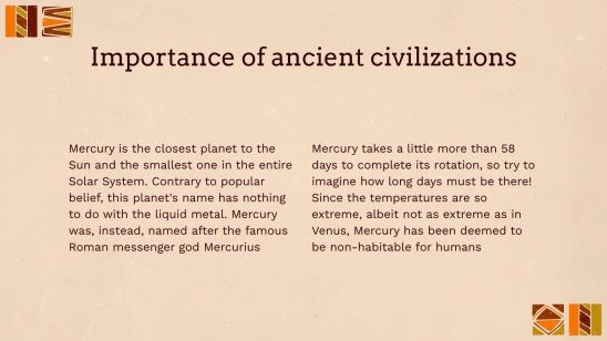 Ancient Civilizations - Social Studies - 7th grade