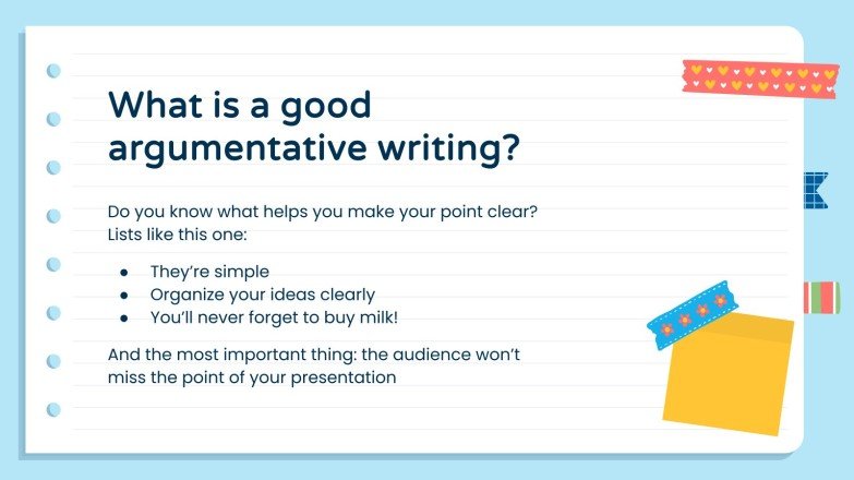 Argumentative Writing - Language Arts - 6th grade