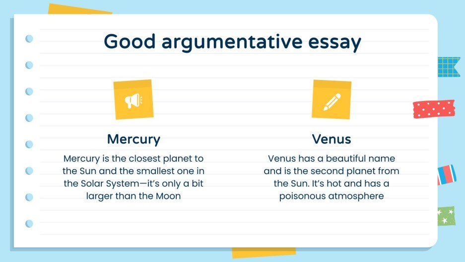 Argumentative Writing - Language Arts - 6th grade