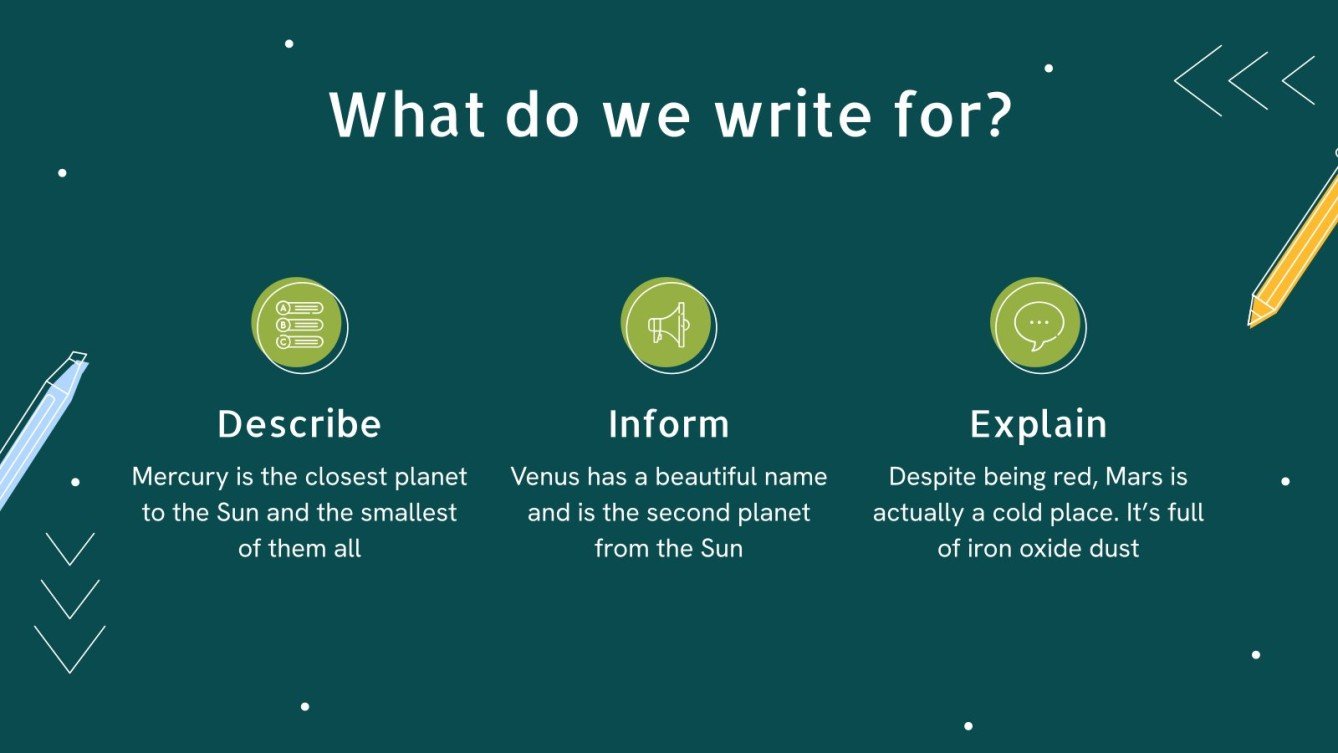 Descriptive Writing - Language Arts - 7th grade Presentation