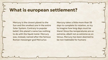 European Settlement in North America - History