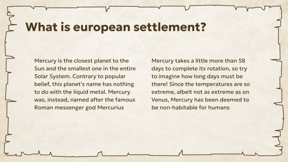 European Settlement in North America - History