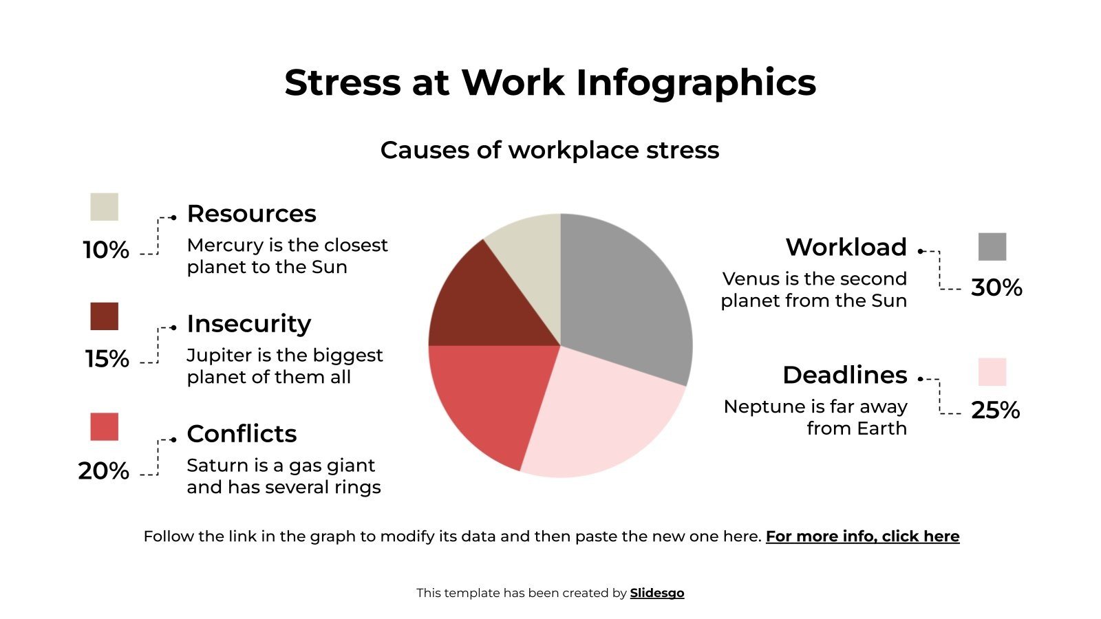 Stress at Work Infographics Presentation