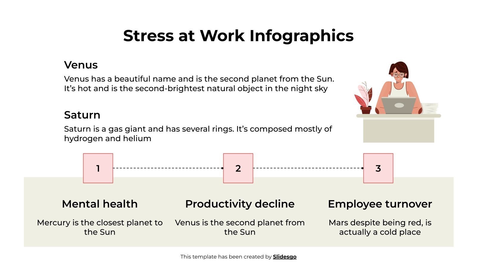 Stress at Work Infographics Presentation