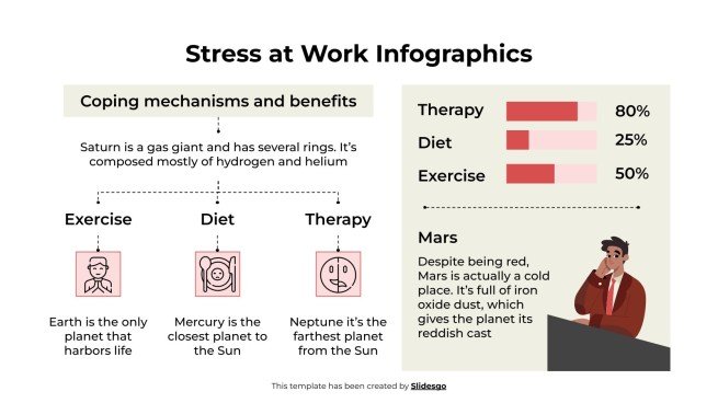Stress at Work Infographics Presentation