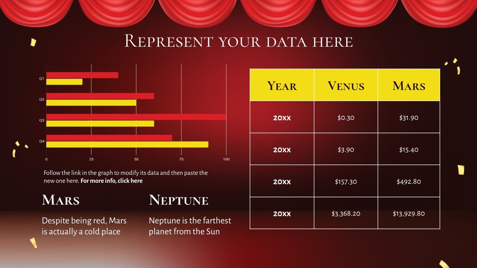Red Curtain Presentation Template Presentation