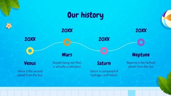 End of the Summer Pool Party Presentation