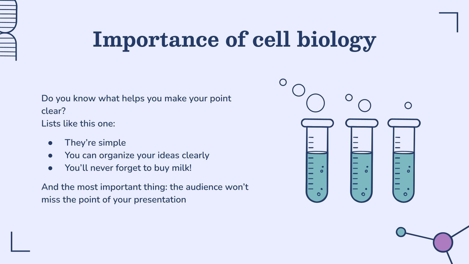 Cell Biology - Bachelor of Science in Biology Presentation