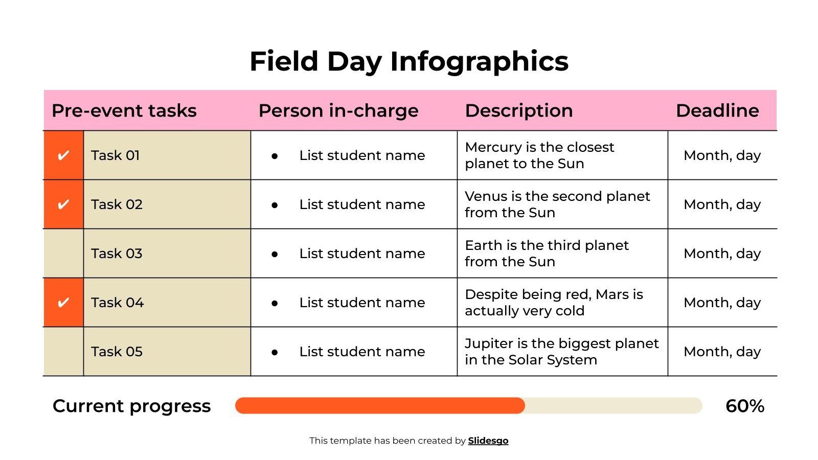 Field Day Infographics Presentation
