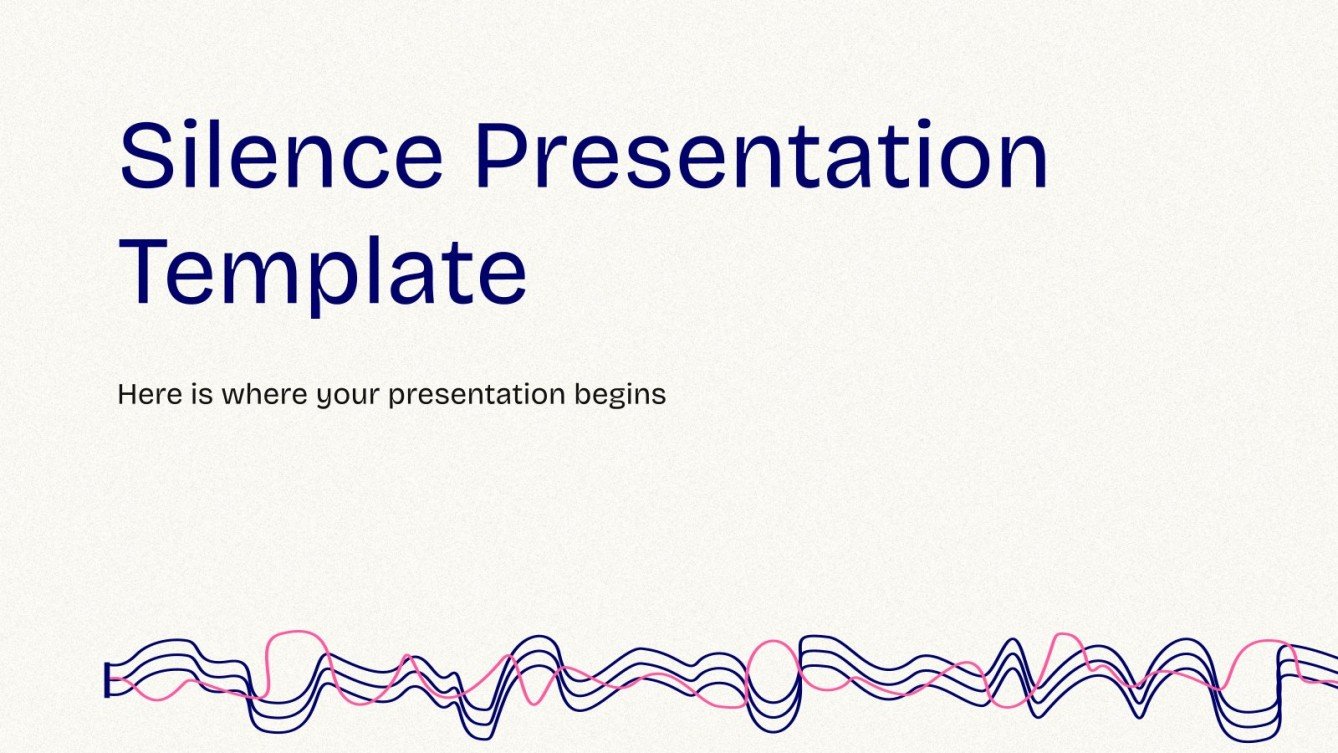 Silence Presentation Template Presentation