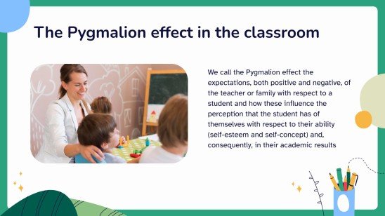 The Pygmalion Effect in the Classroom Presentation