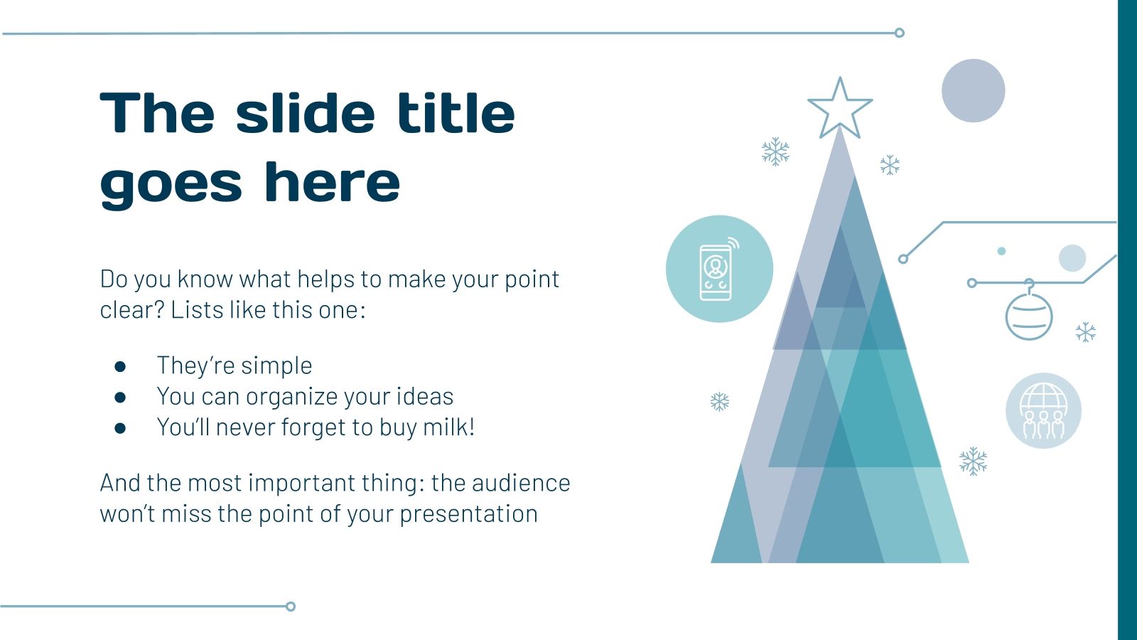 Long-Distance Christmas Calls Google Slides & PPT template