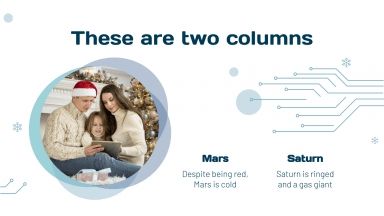 Long-Distance Christmas Calls Google Slides & PPT template