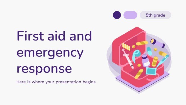 First aid and emergency response - 5th grade Presentation