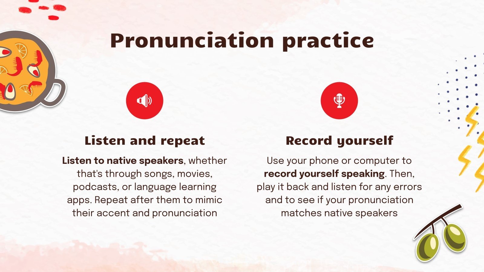 Celebrations, traditions, and cultural events - Spanish