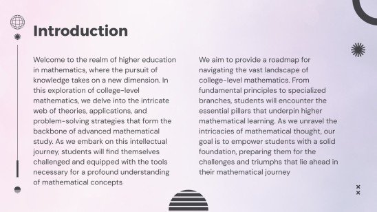 Algebraic Geometry - Master of Science in Mathematics