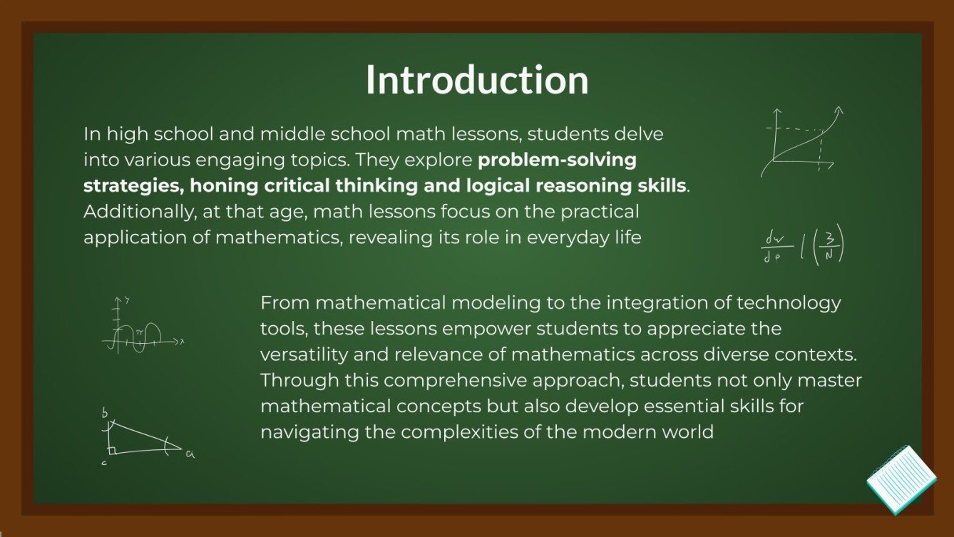 Mathematical Analysis - 12th grade Presentation