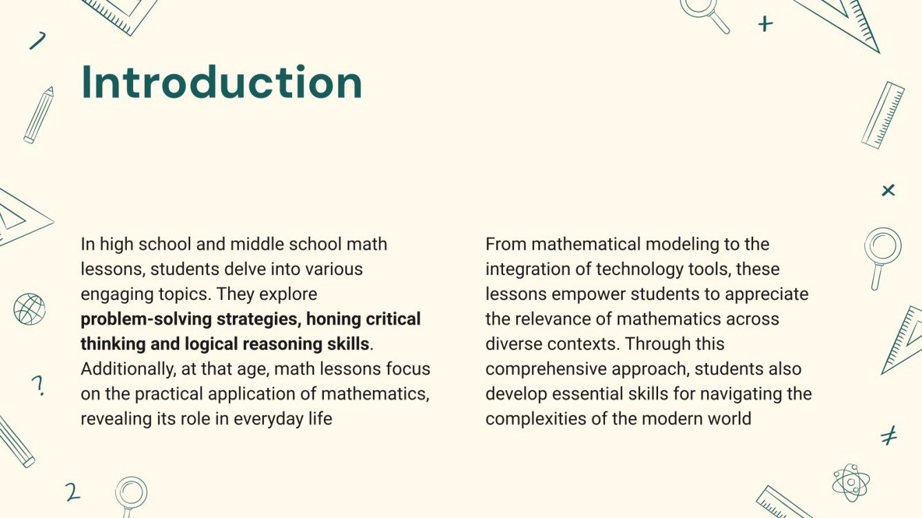 Integers and coordinate plane - 6th grade Presentation