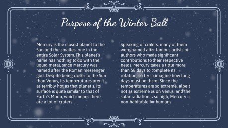 Great Winter Ball Presentation