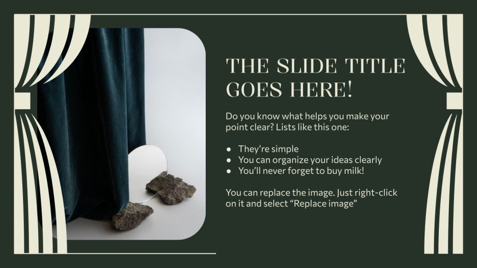 Curtain Presentation Template Presentation