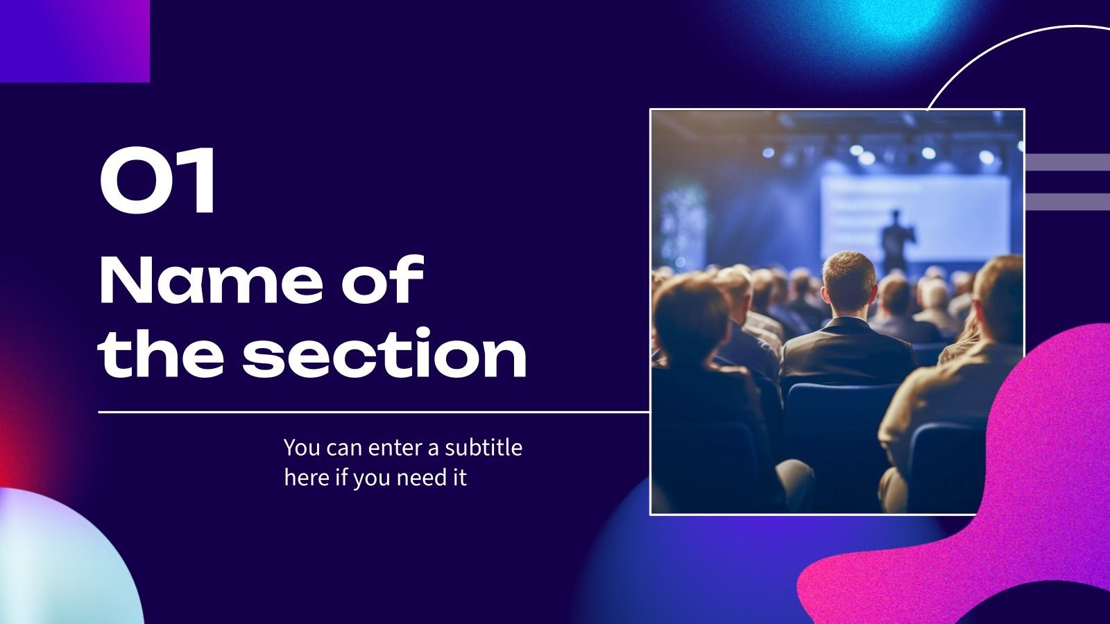 Modern Style Symposium Presentation Template Presentation