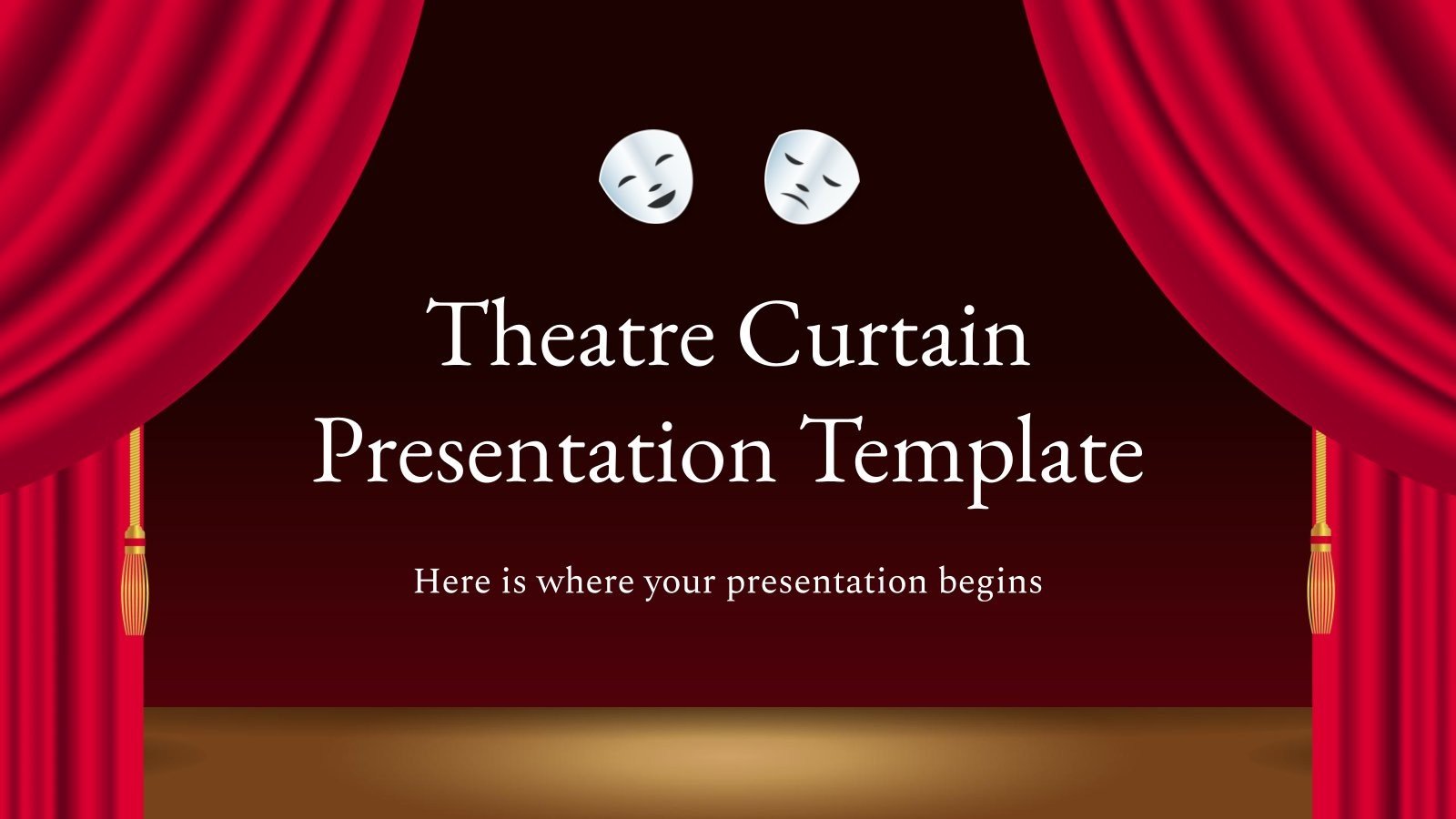 Plantillas sobre teatro para Google Slides y PowerPoint