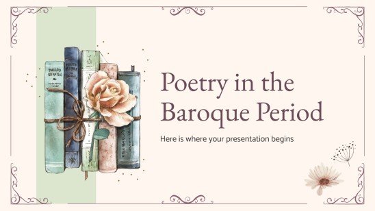 Poetry in the Baroque Period Presentation