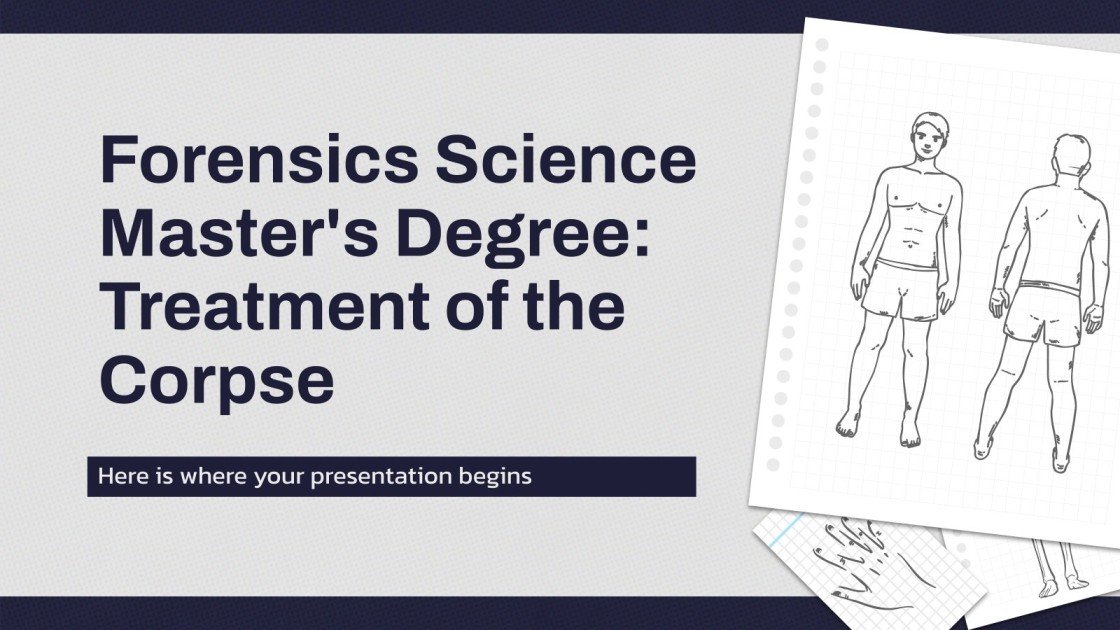 Forensics Science Master's Degree: Treatment of the Corpse