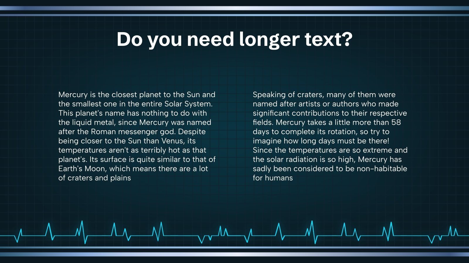 Heart Rate Monitor Theme for Medical Presentation