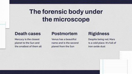 Forensics Science Master's Degree: Treatment of the Corpse