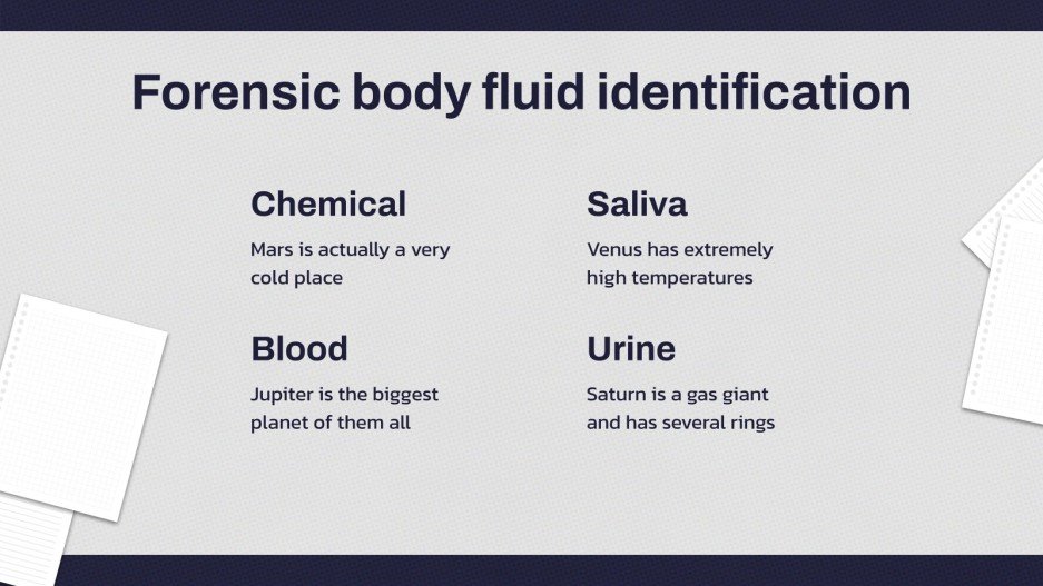 Forensics Science Master's Degree: Treatment of the Corpse
