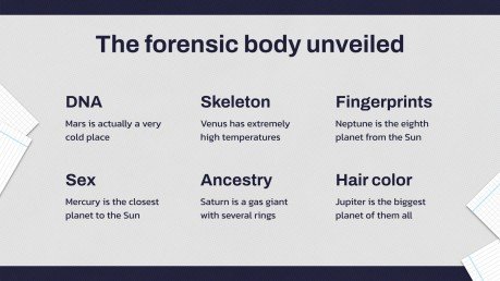 Forensics Science Master's Degree: Treatment of the Corpse