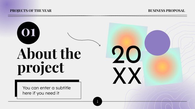 Projects of the Year Business Proposal Presentation