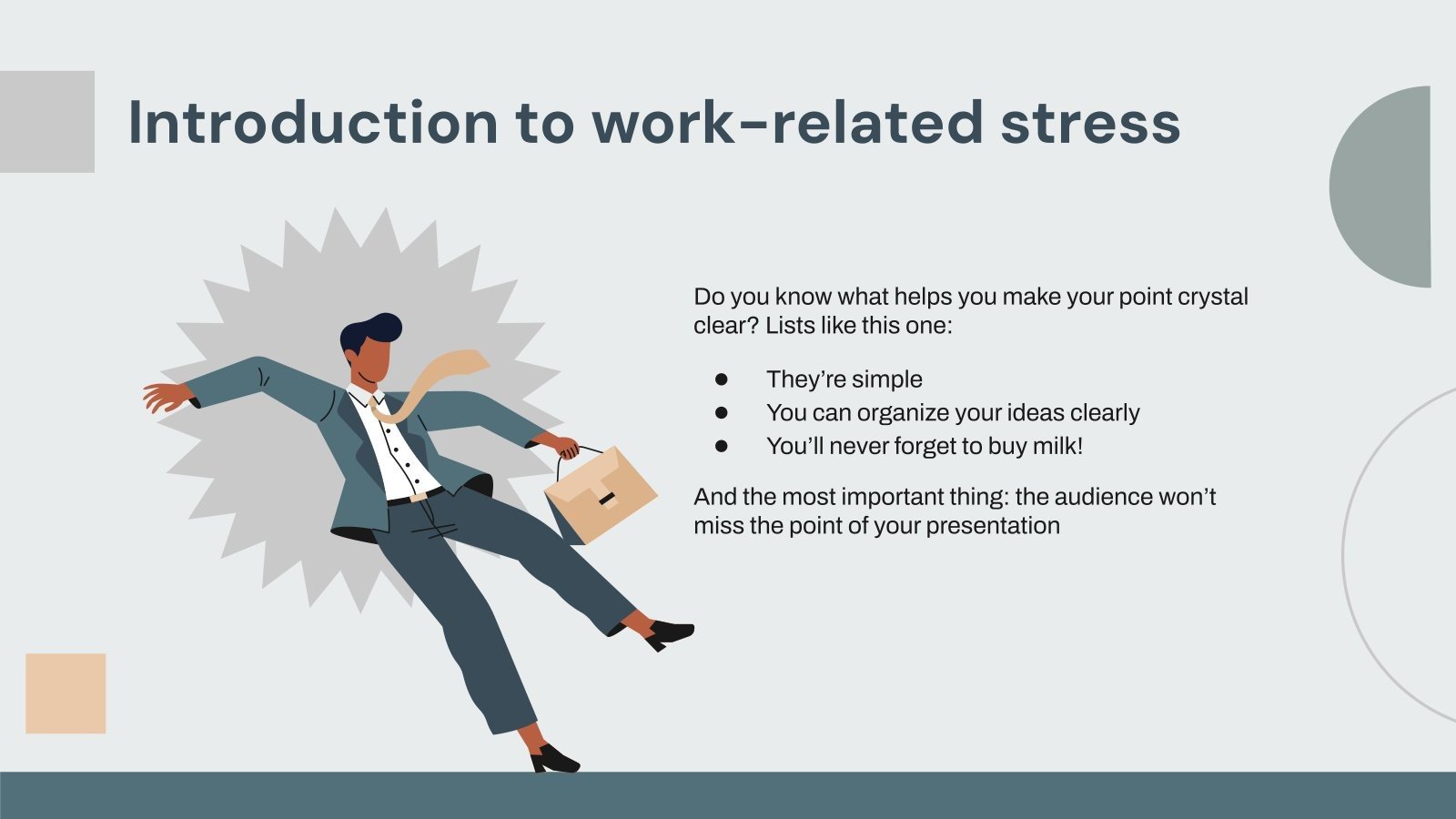 Stress Management at Work Therapy Presentation