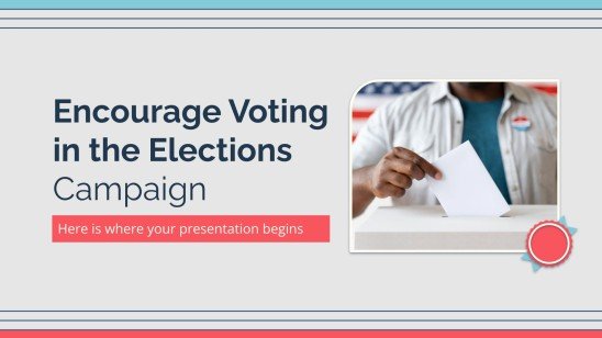 Modèles gratuits sur les élections pour Google Slides et PPT
