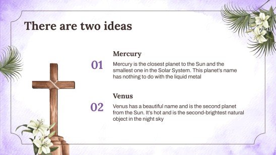 Christian Cross Background Theme Presentation