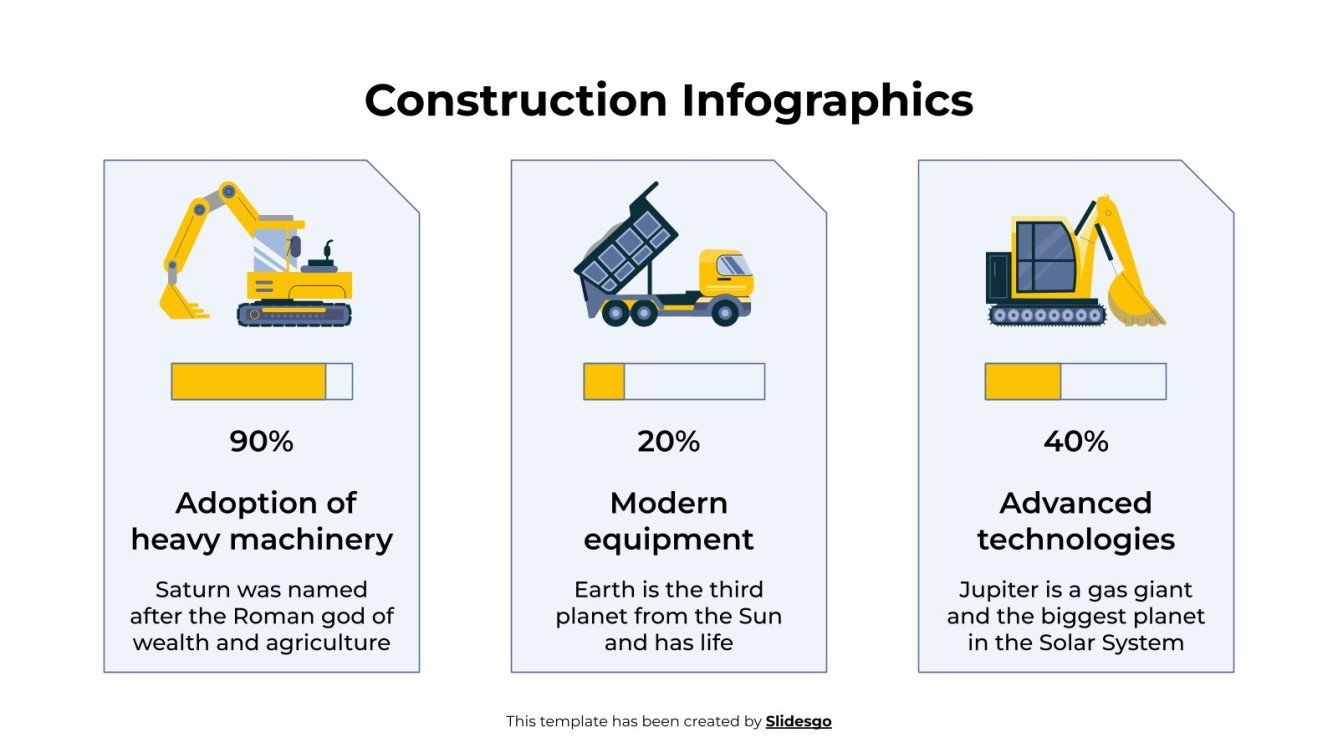 Construction Infographics Template Presentation