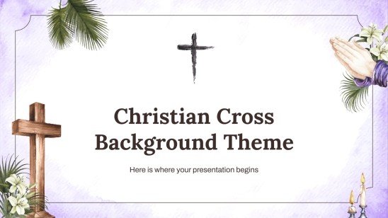 Modelos grátis sobre Jesus para o Google Slides e PowerPoint