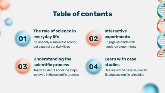 DNA Lesson for Middle School Presentation
