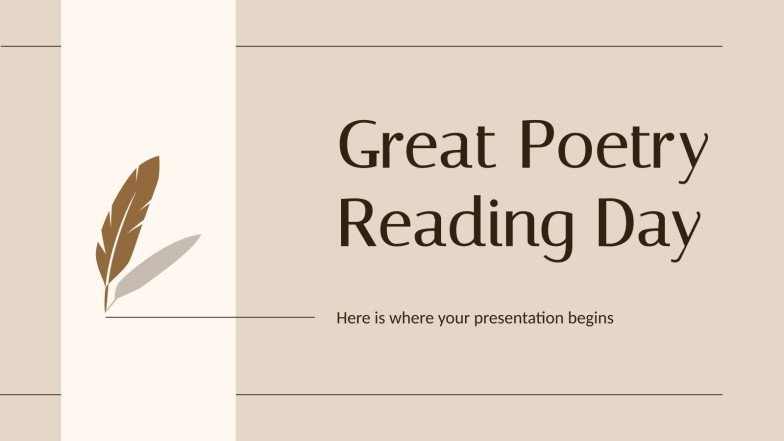 Great Poetry Reading Day Presentation