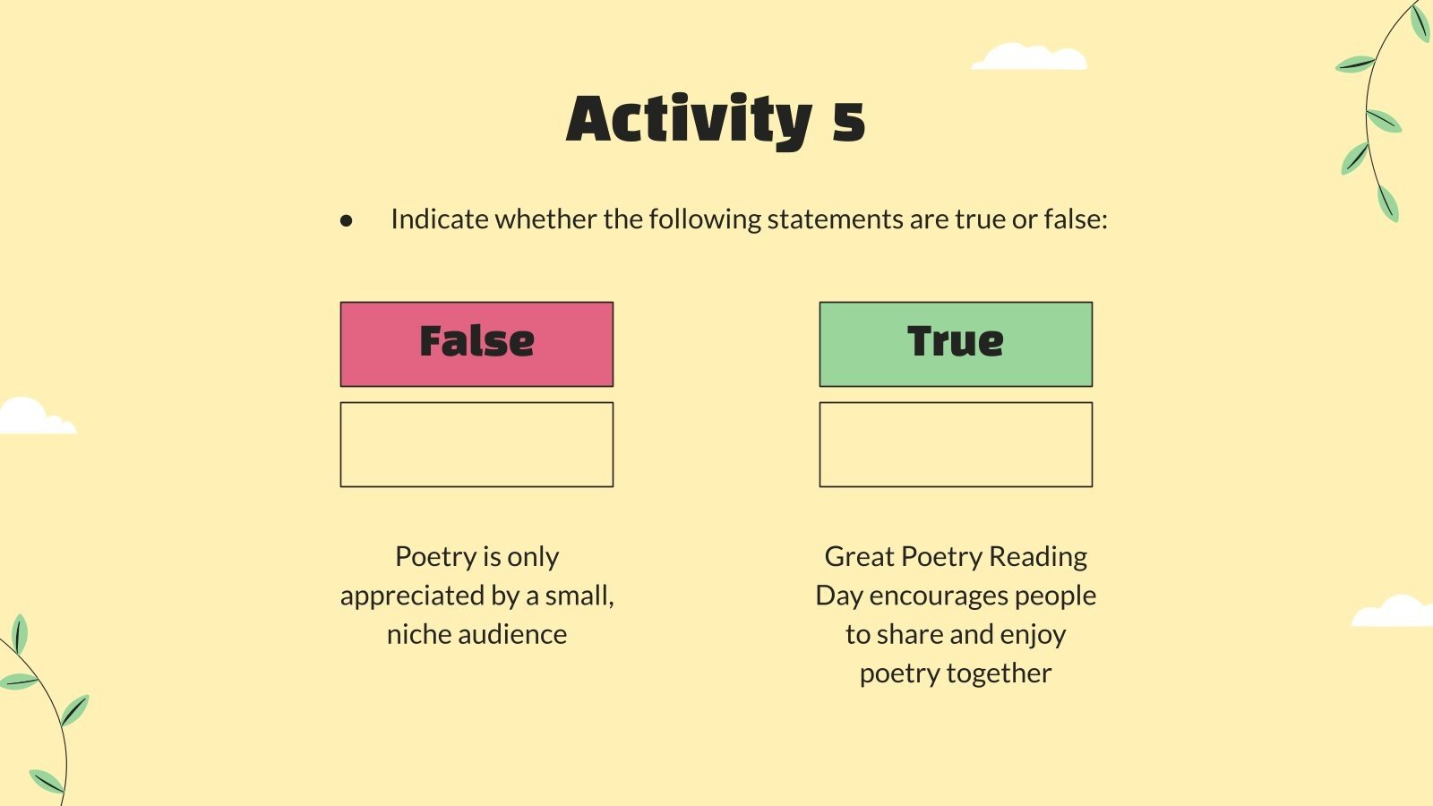 Great Poetry Reading Day Activities for High School