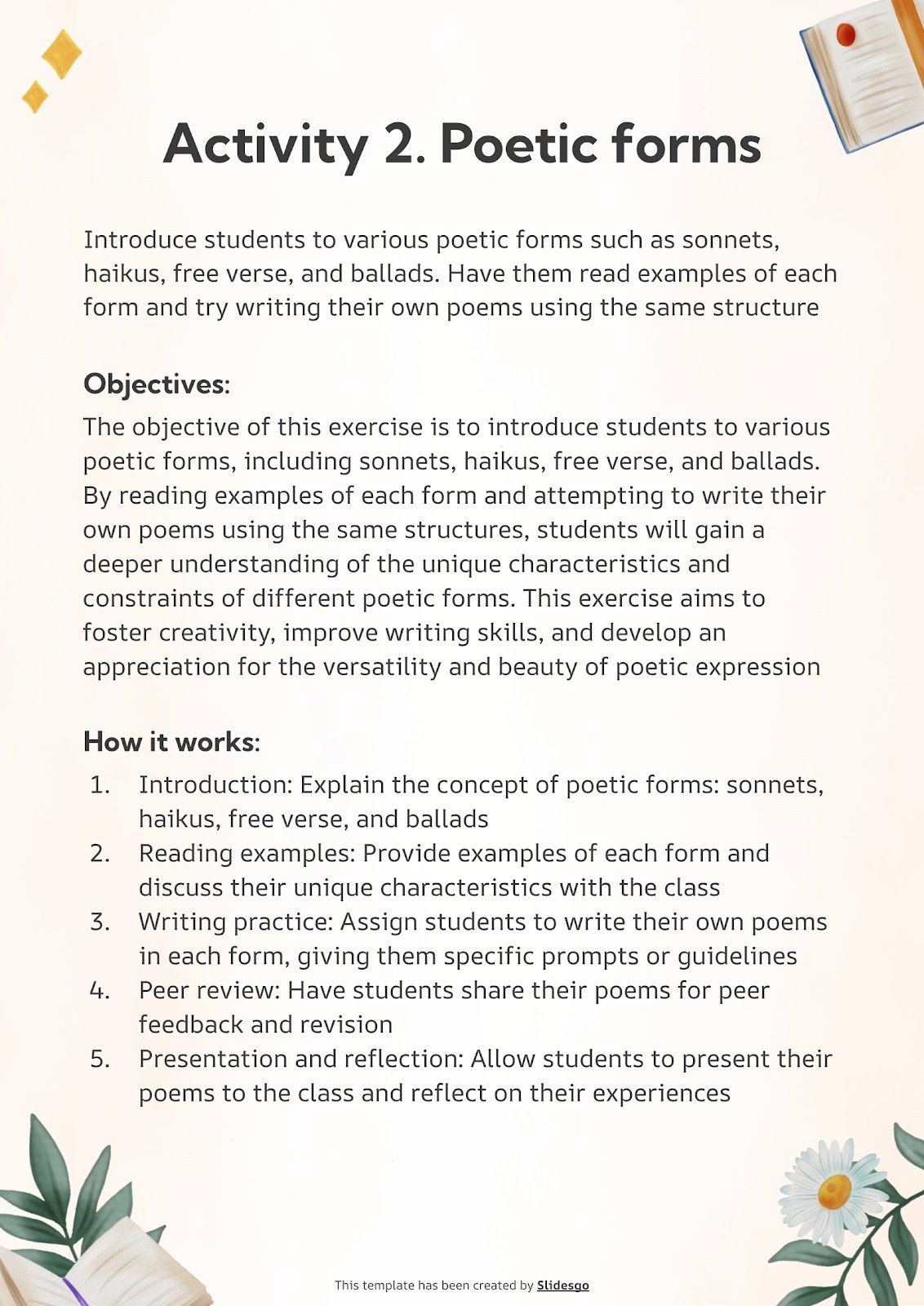 Great Poetry Reading Day Activities for High School