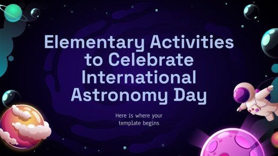 Elementary Activities to Celebrate Astronomy Day