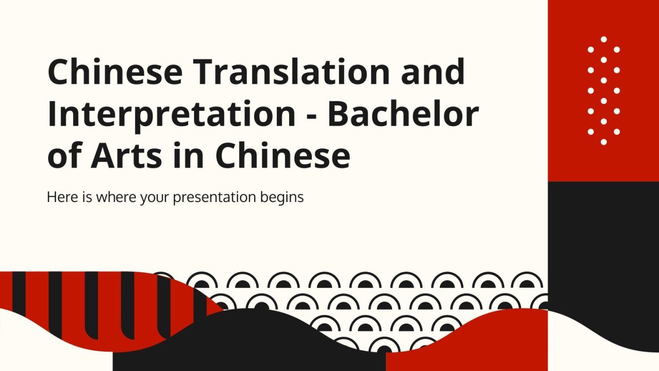 Free Chinese Language-themed Google Slides and PPT Templates