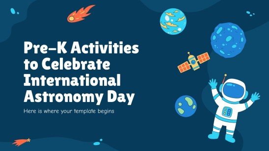 Pre-K Activities to Celebrate International Astronomy Day