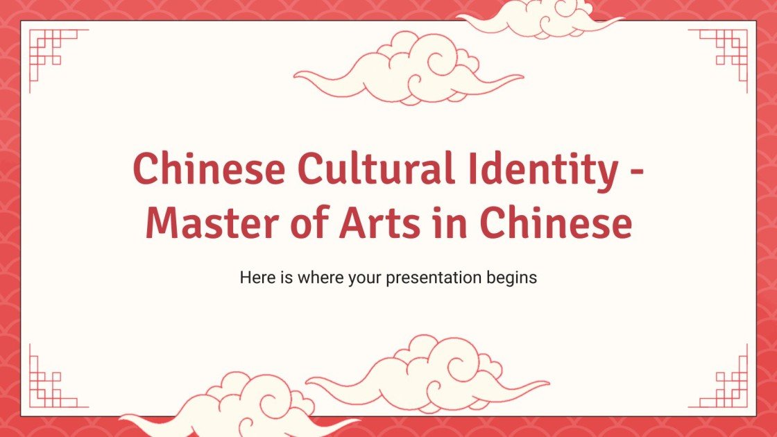 Free Chinese Language-themed Google Slides and PPT Templates