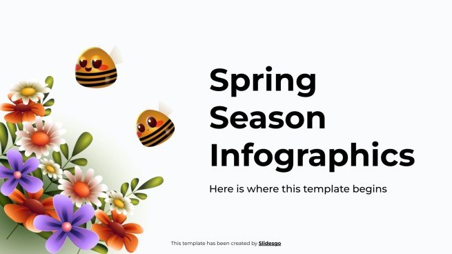 Spring Season Infographics Template