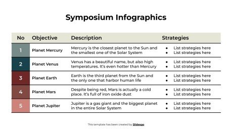 Symposium Infographics Template