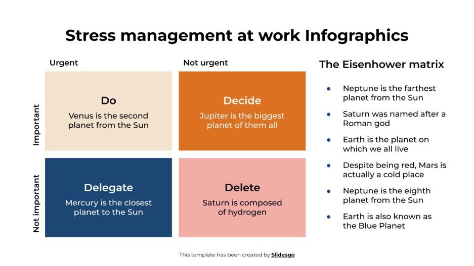 Stress Management at Work Infographics